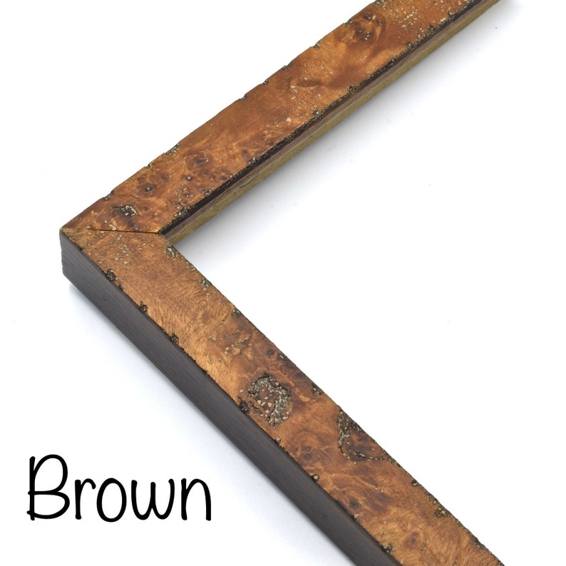 Rustic Burled Wood Picture Frame Burl Wood Custom Frames for - Etsy