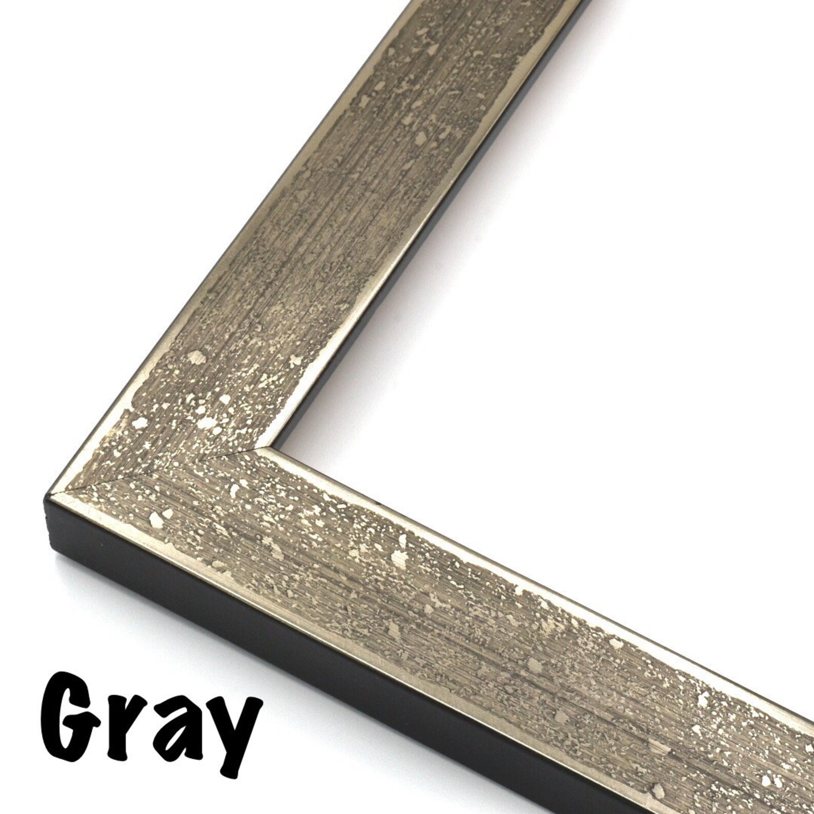 Weathered Metallic Picture Frame Modern Picture Frames for - Etsy