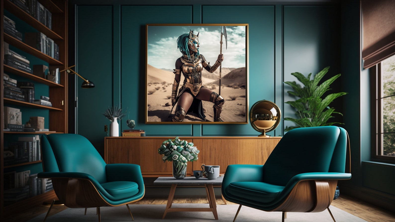 Stunning Egyptian Goddess - Cat Deity Bastet AI Artwork - Egyptian ...