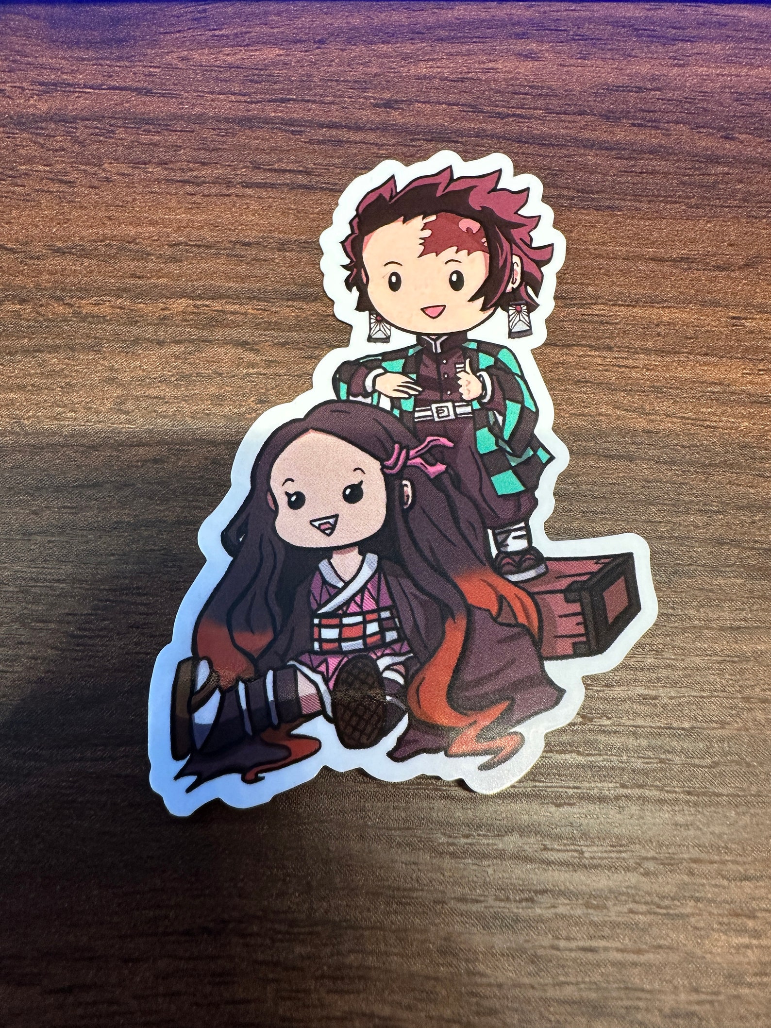 Demon Sticker Anime Sticker Demon Slay Sticker Tengen - Etsy