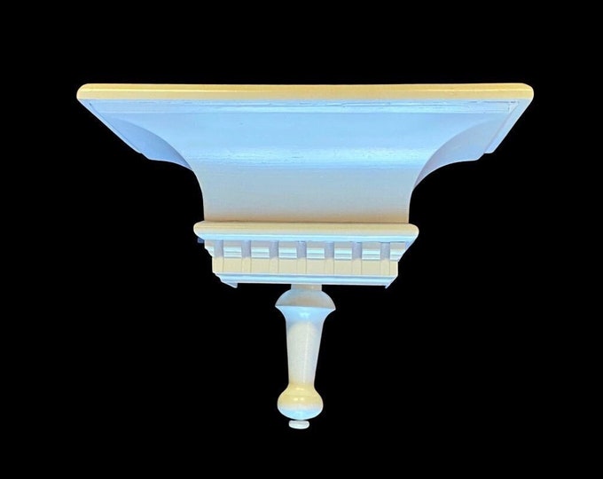 Vintage Wall Shelf Hand Carved Wood, Wall Sconce Hand Carved Wood ...