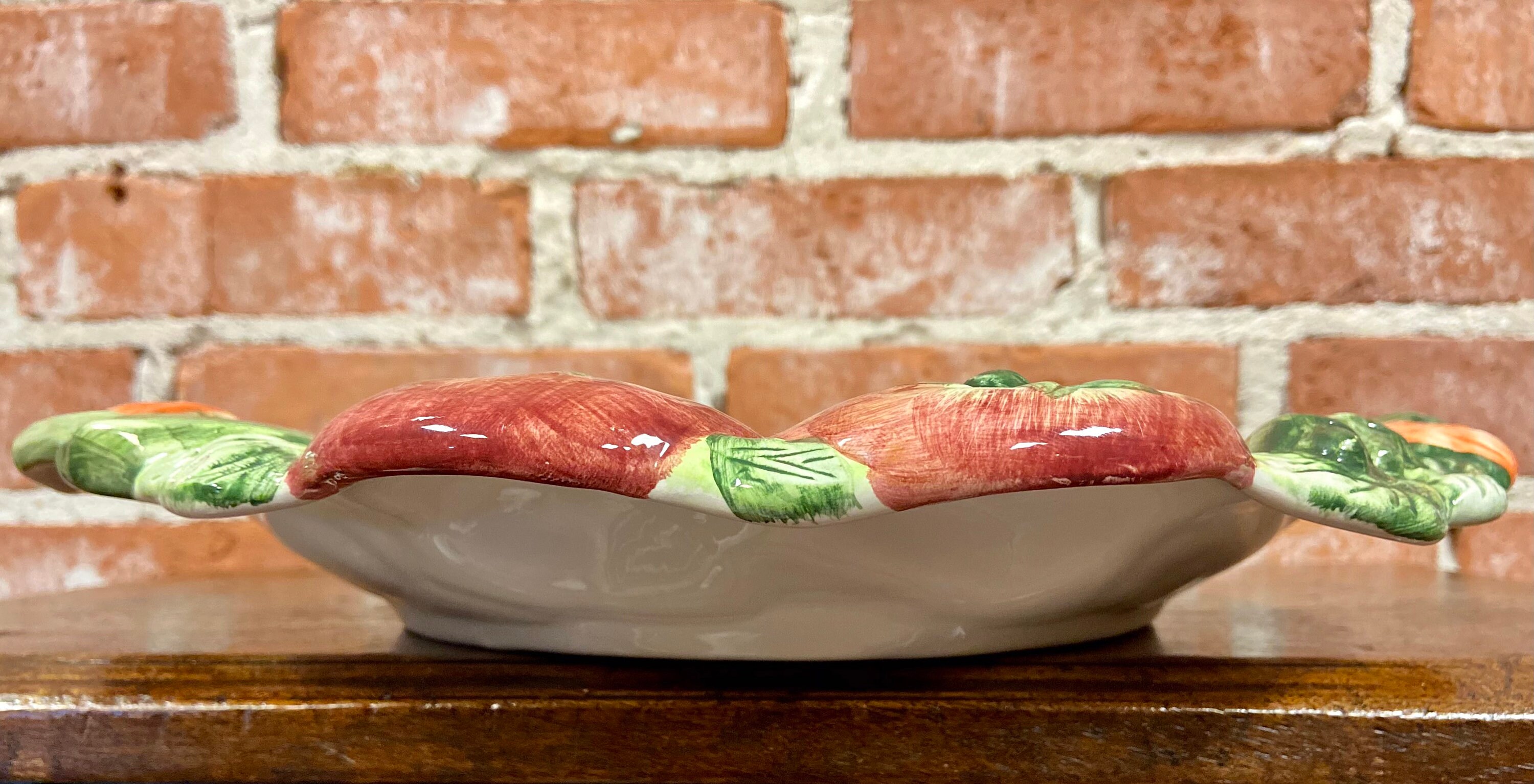 Vintage Hand Painted Ceramic Vegetable Plate Ceramic | Etsy