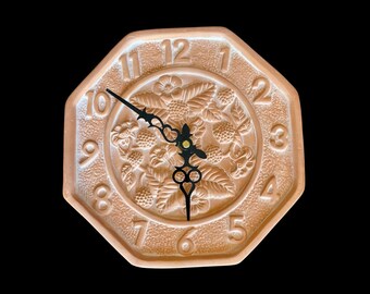 Terracotta Wall Clock - Etsy