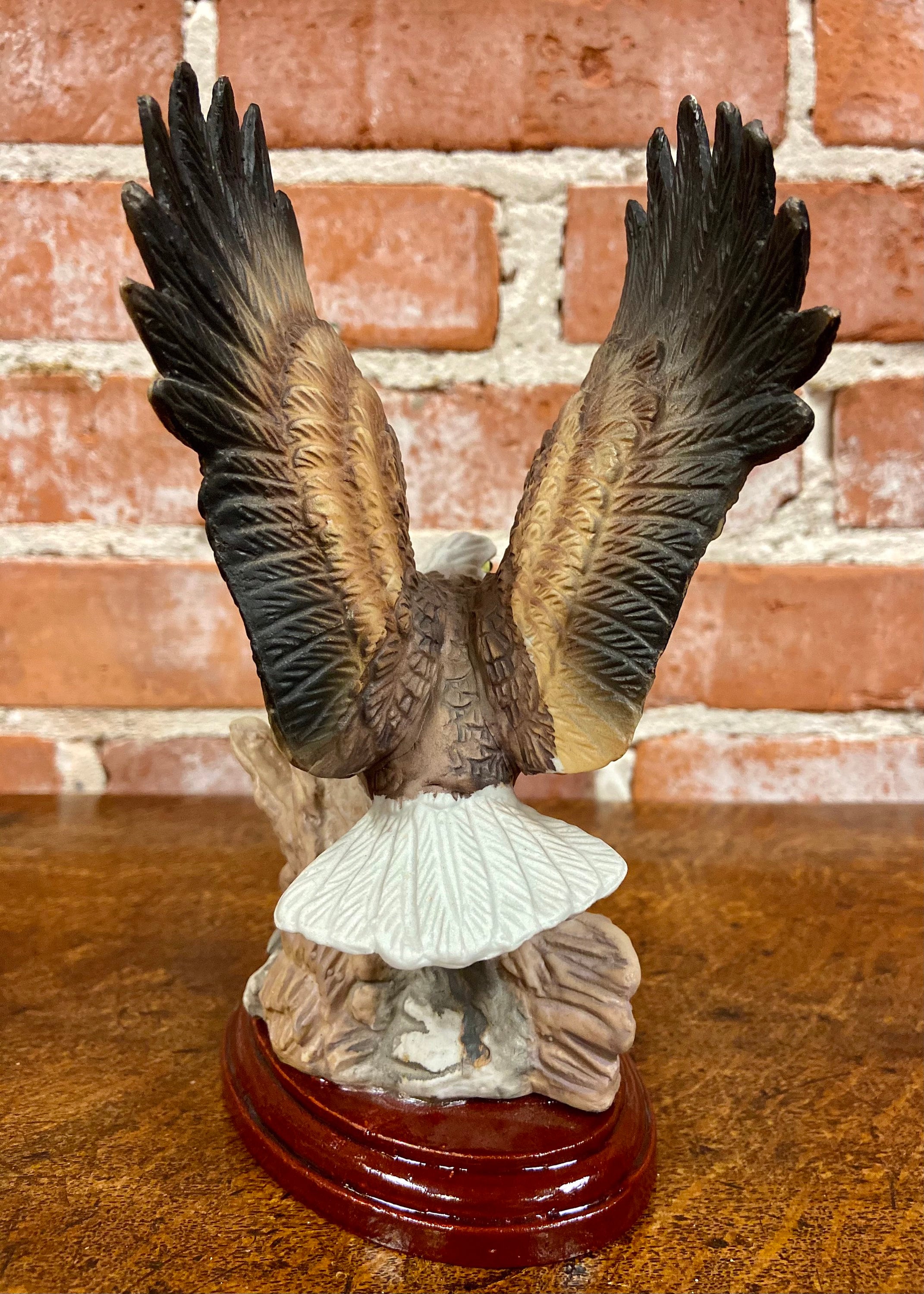 Vintage Porcelain Eagle Hand Painted American Bald Eagle | Etsy