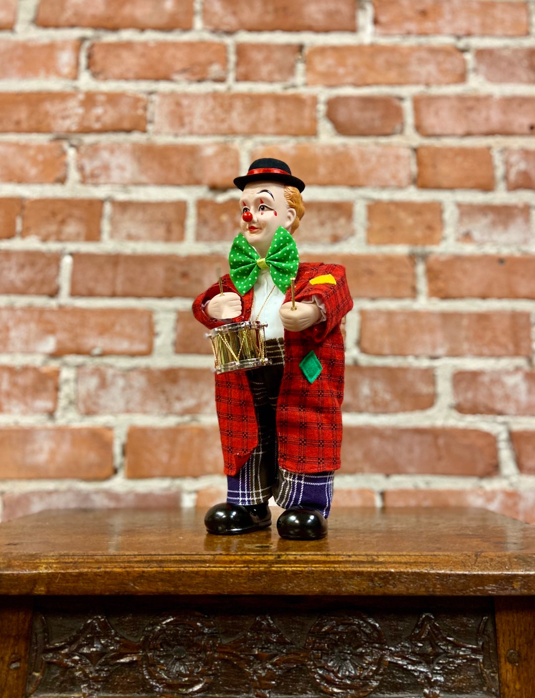 Vintage Westland Designs Collectible Mechanical Wind up Musical Clown ...