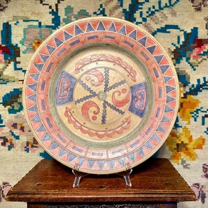Vintage Brazil Art Ceramic, 16” X 16” Large Brazilian Ceramic Art ...