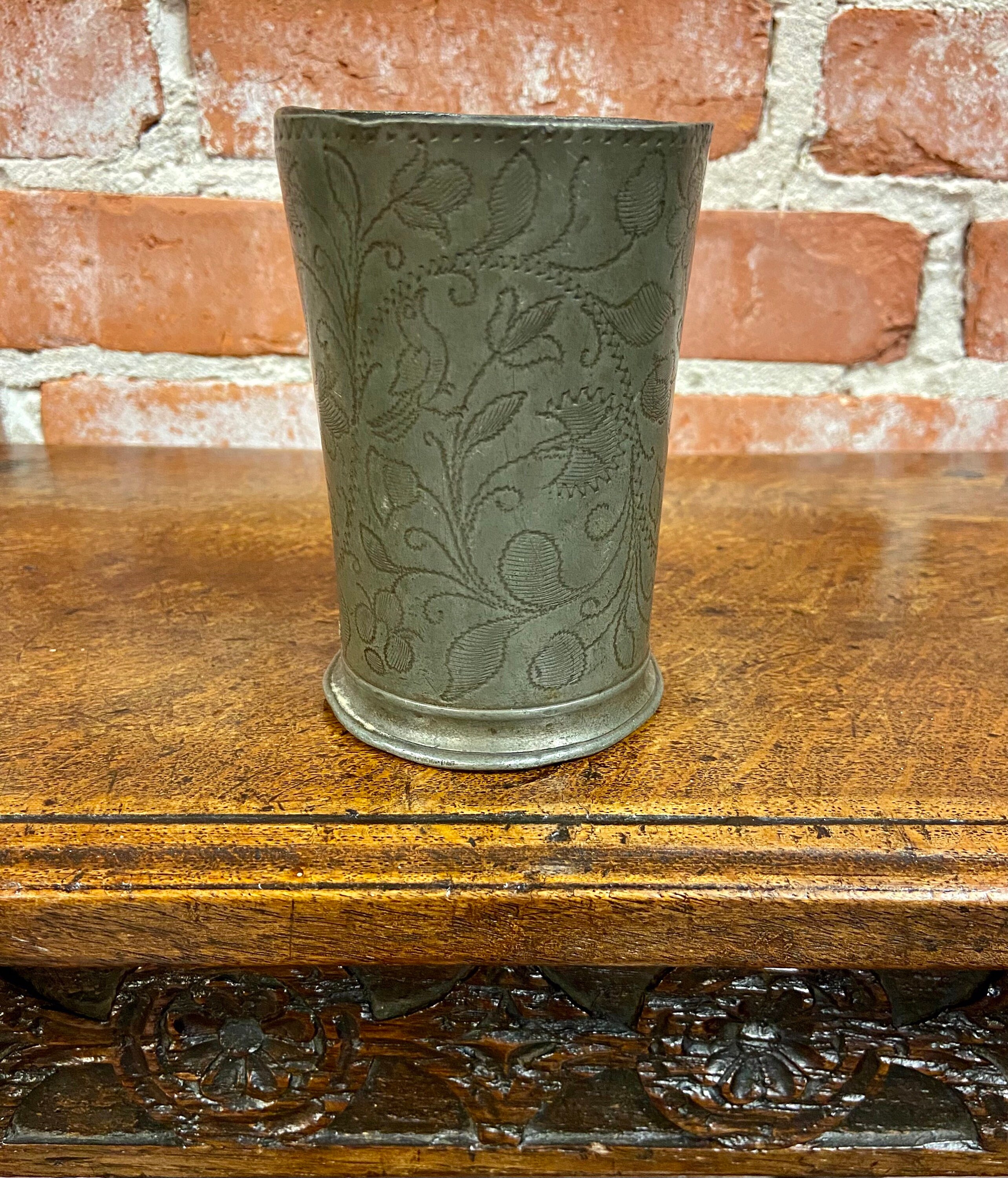 18th Century Dutch Pewter Beaker Antique Pewter Beaker With | Etsy UK