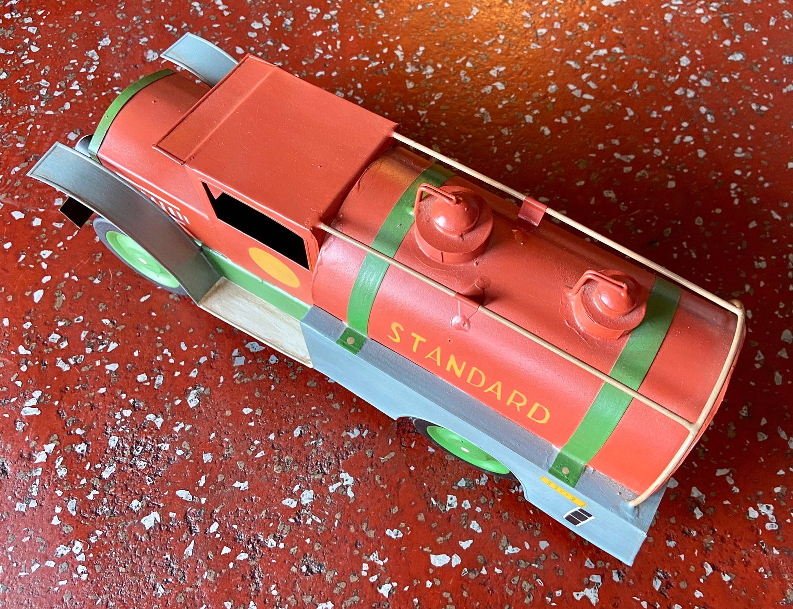 Vintage Tin Toy Tanker Truck Vintage Standard Oil Toy Truck | Etsy