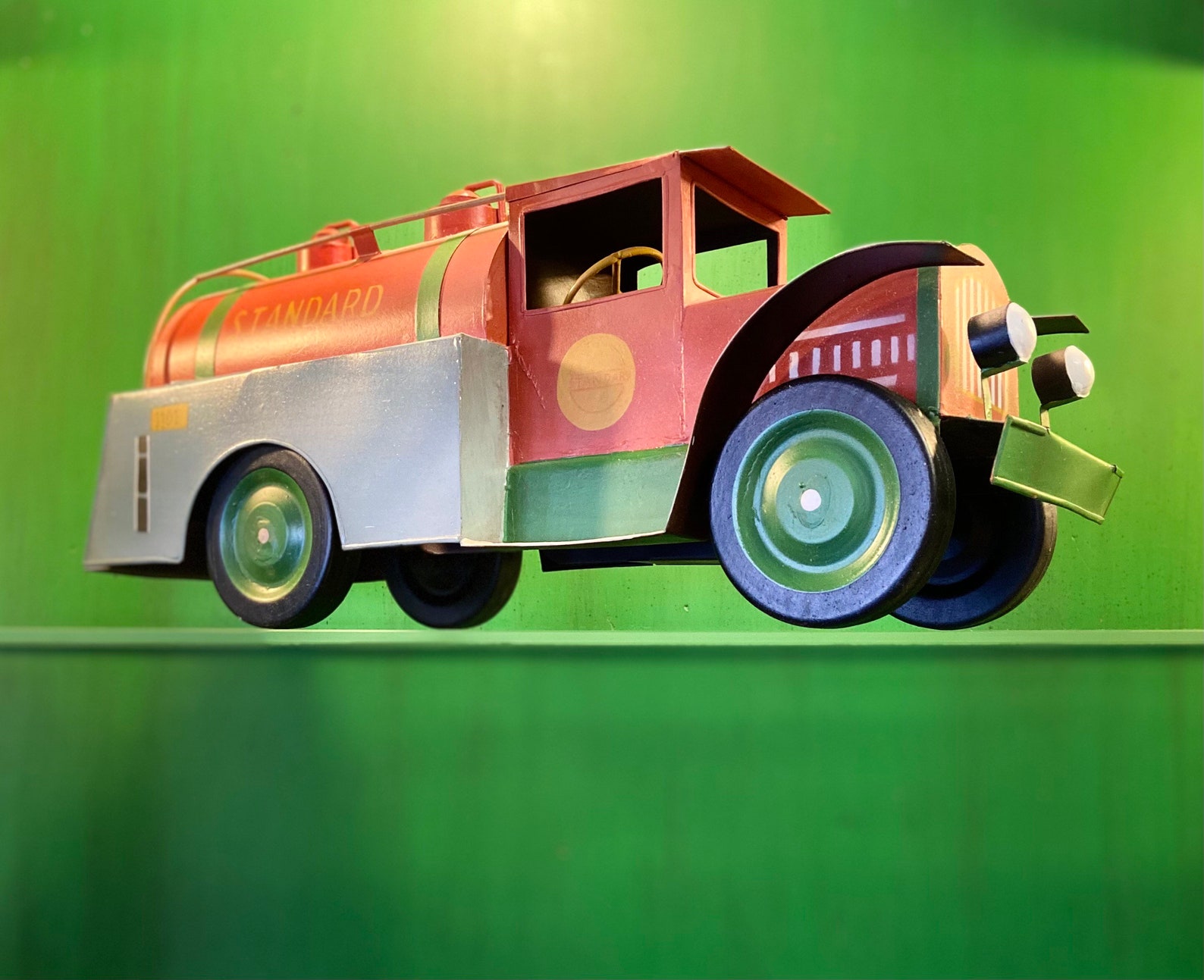 Vintage Tin Toy Tanker Truck Vintage Standard Oil Toy Truck | Etsy