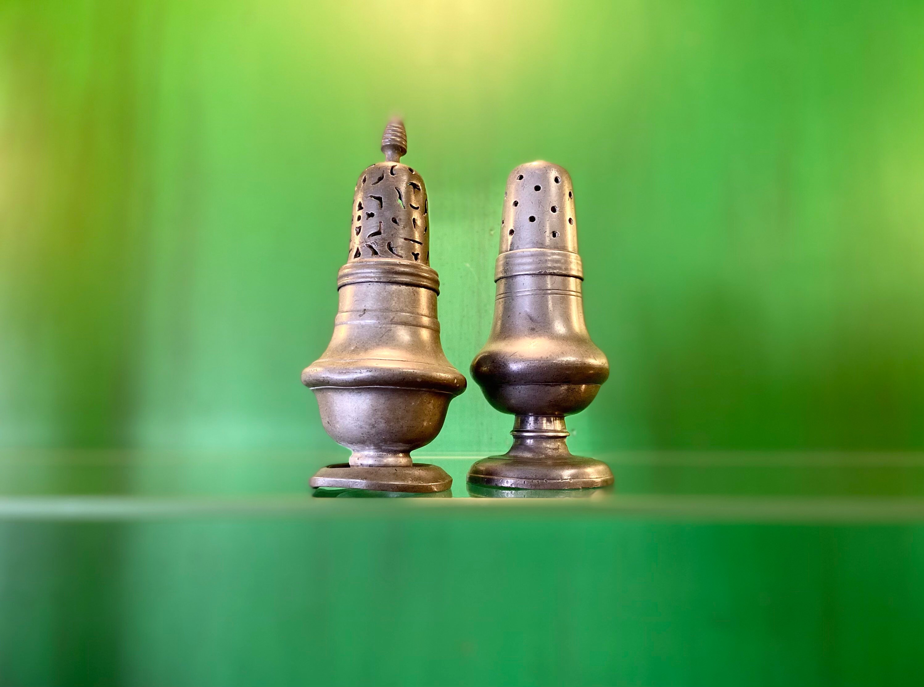 Pair of 19th Century Dutch Pewter Sugar Casters Antique - Etsy