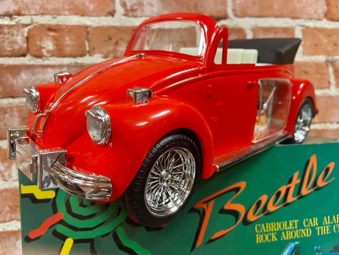 Vintage Beetle Car Alarm Clock, VW Beetle Cabriolet Alarm Clock W ...