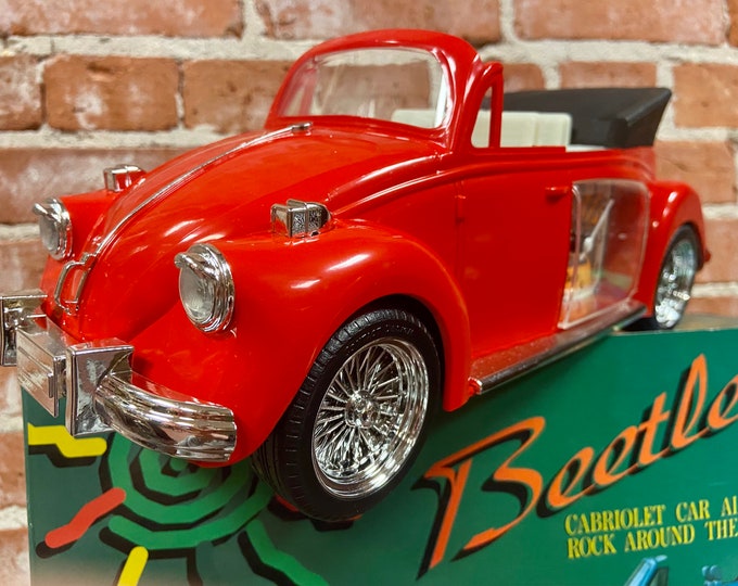Vintage Beetle Car Alarm Clock, VW Beetle Cabriolet Alarm Clock W ...