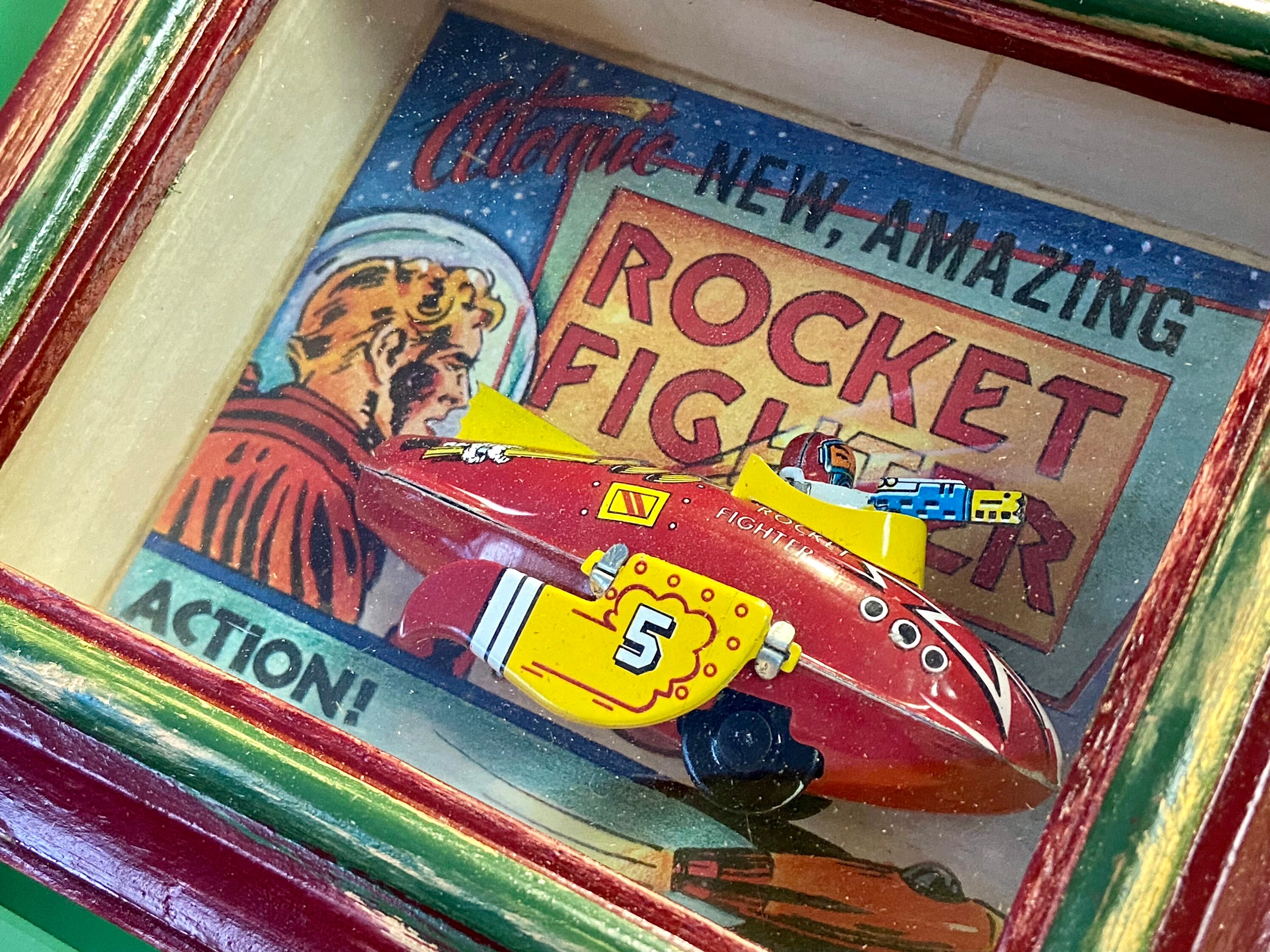 Vintage Toy Framed Behind Glass Shadow Box Toy Shadow Box | Etsy