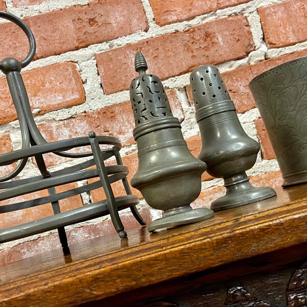 Antique Pewter Decor - Etsy