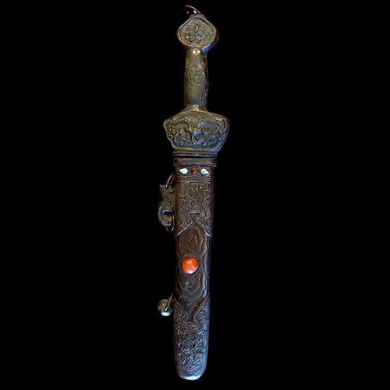 Vintage 12" Dagger Knife, Dagger Fantasy, Vintage Ant… - Gem