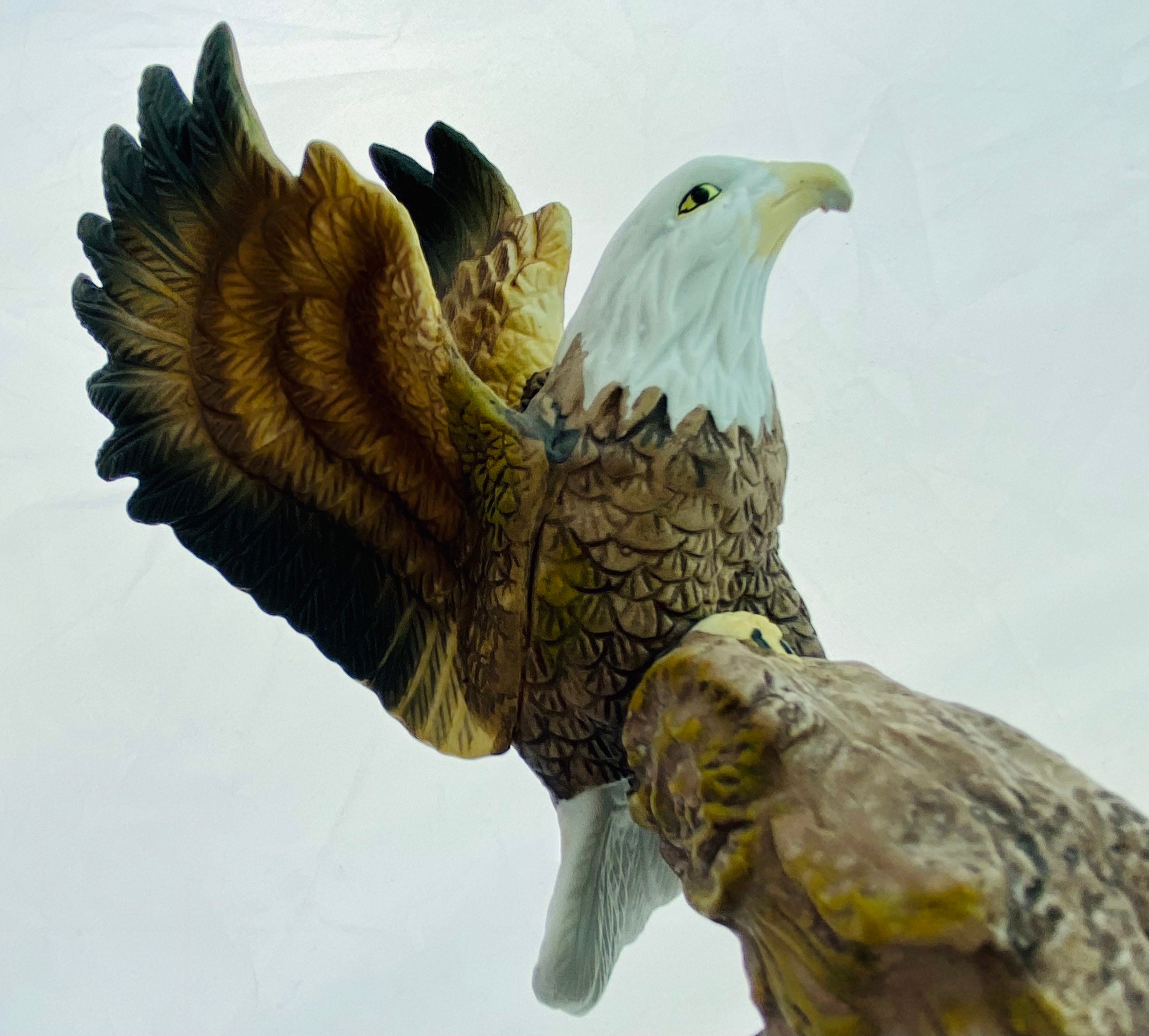 Vintage Porcelain Eagle Hand Painted American Bald Eagle | Etsy