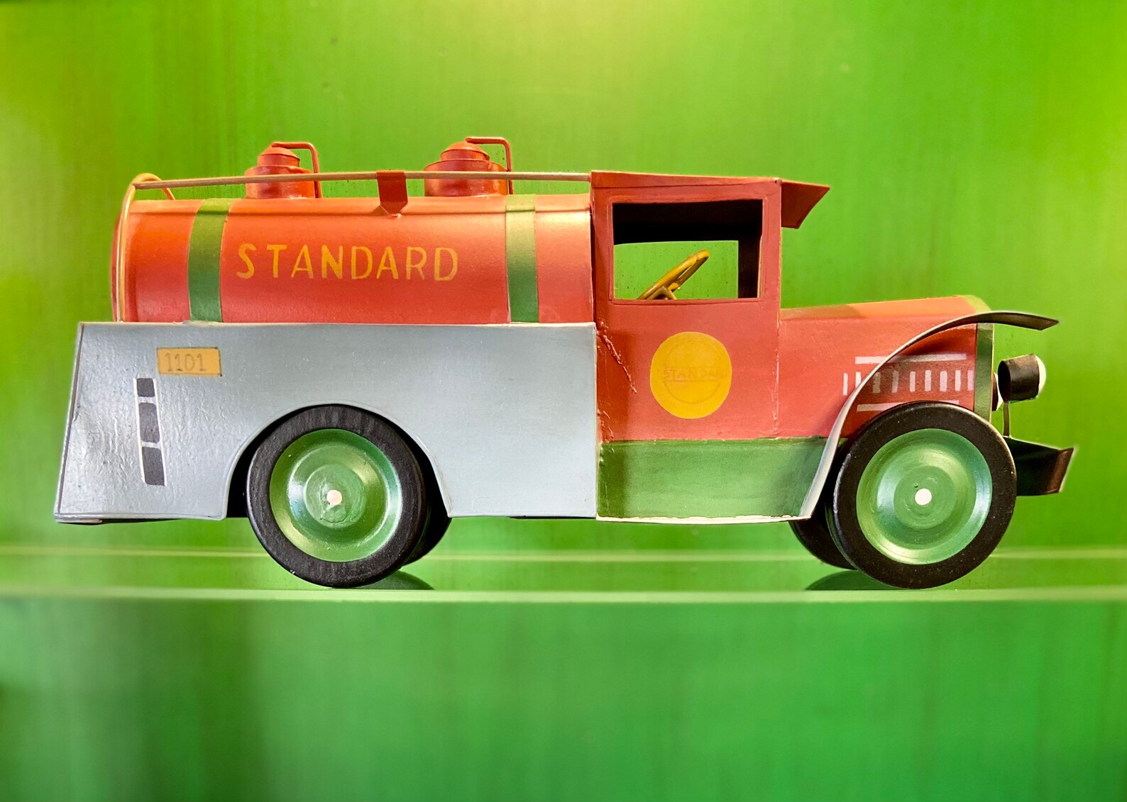 Vintage Tin Toy Tanker Truck Vintage Standard Oil Toy Truck | Etsy