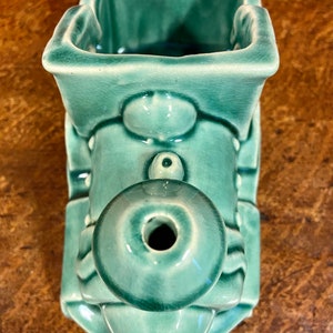 Vintage Mid Century Ceramic Train Planter, Train Locomotive Planter ...