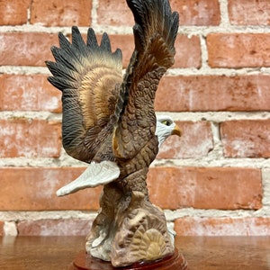 Vintage Porcelain Eagle Hand Painted American Bald Eagle | Etsy
