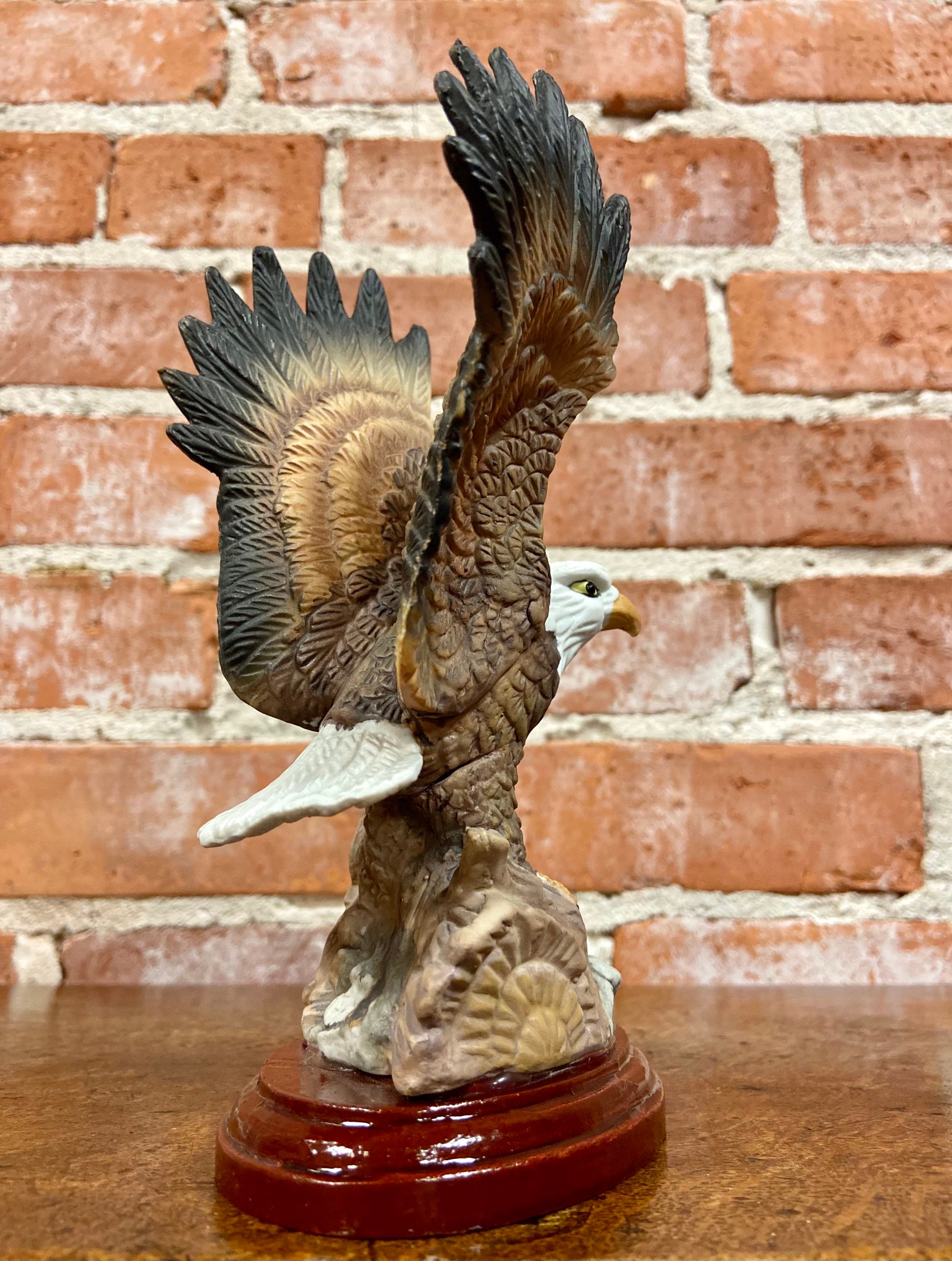 Vintage Porcelain Eagle Hand Painted American Bald Eagle | Etsy