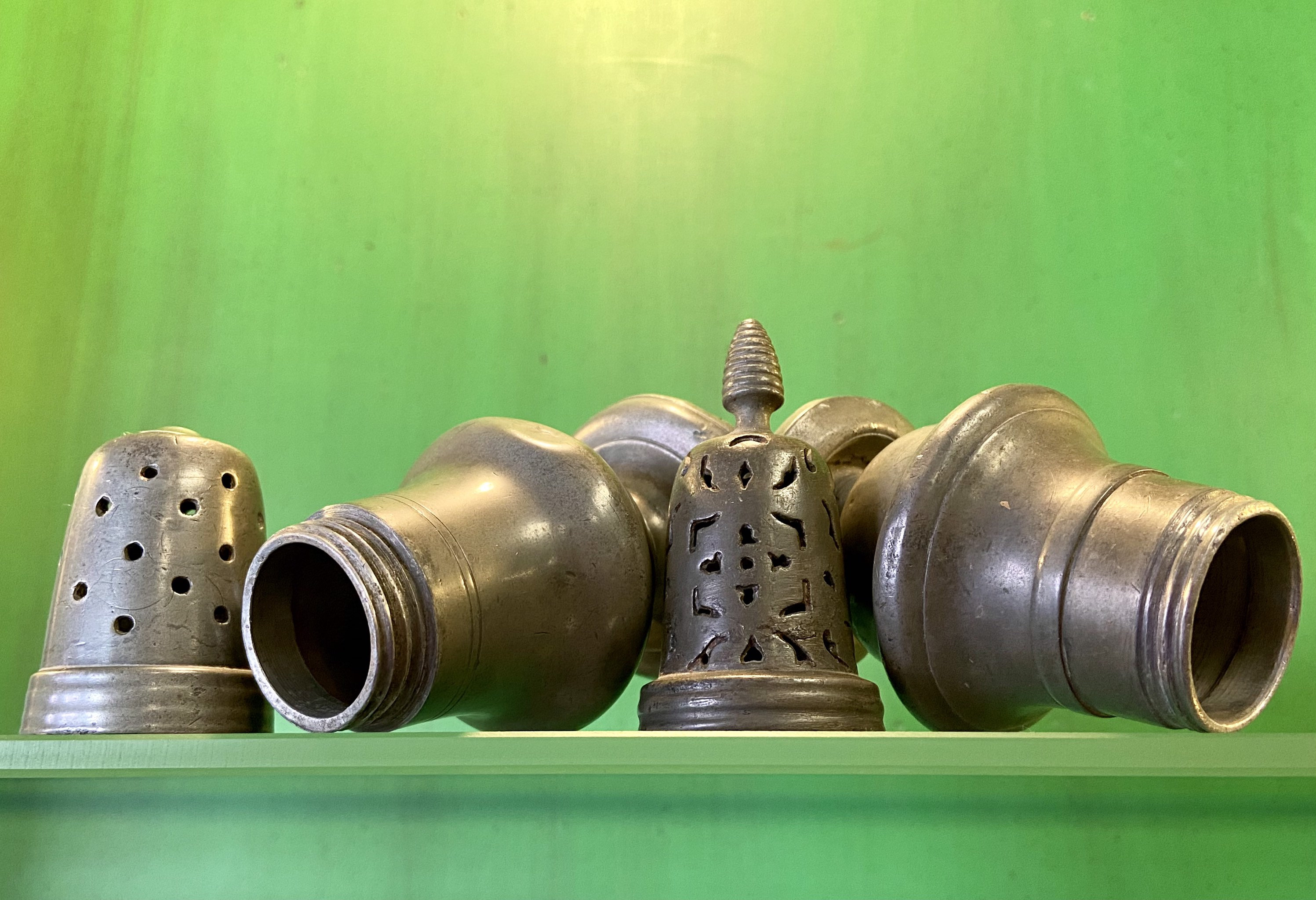 Pair of 19th Century Dutch Pewter Sugar Casters Antique | Etsy