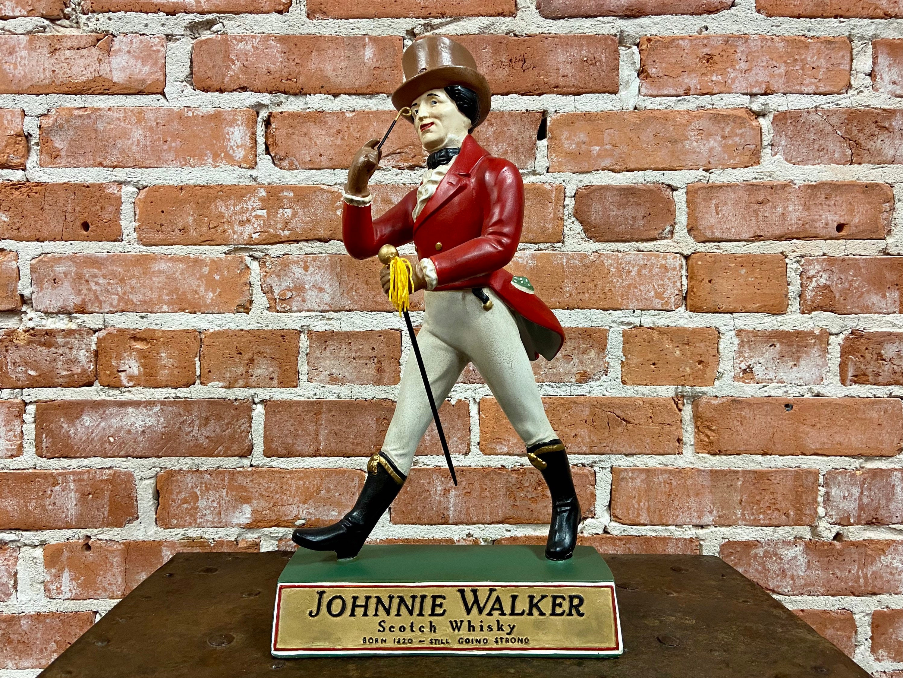 Vintage Johnnie Walker Statue 16 Inch Tall Johnnie - Etsy