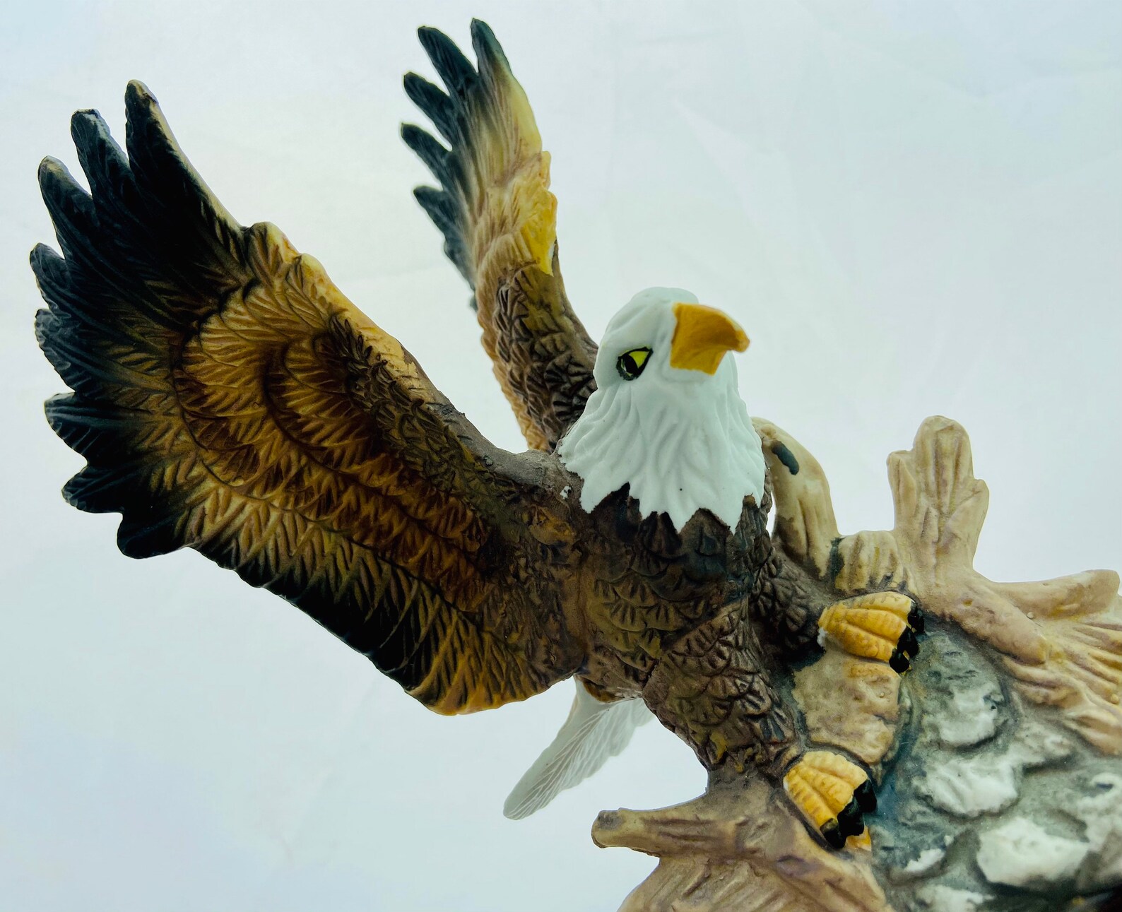 Vintage Porcelain Eagle Hand Painted American Bald Eagle | Etsy