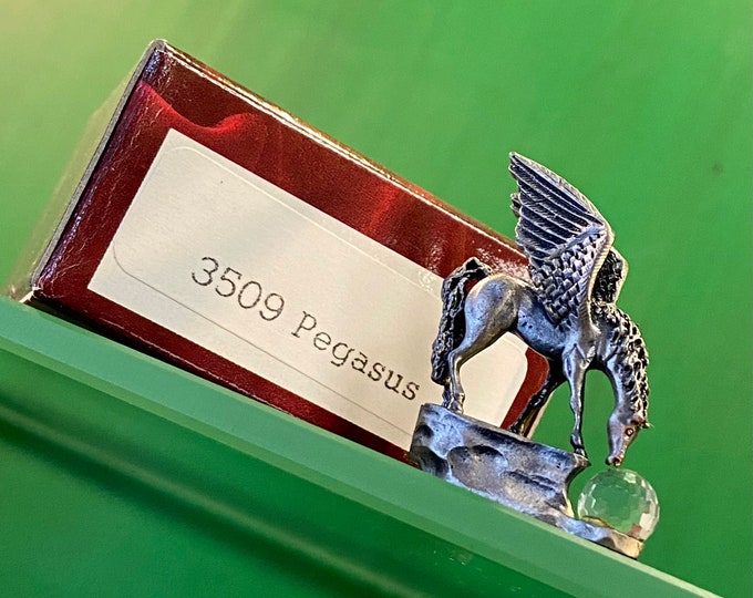 The Tudor Mint, Myth and Magic, Pewter and Crystal, Pegasus Figure ...