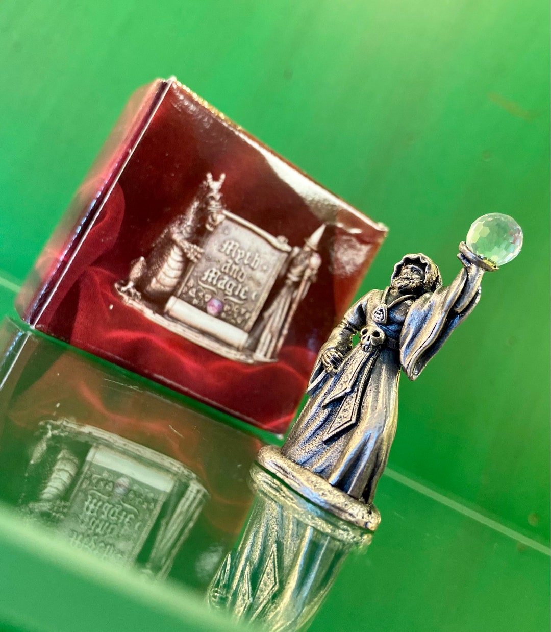 The Tudor Mint, Myth and Magic, Pewter and Crystal, Sorcerer Figurine ...