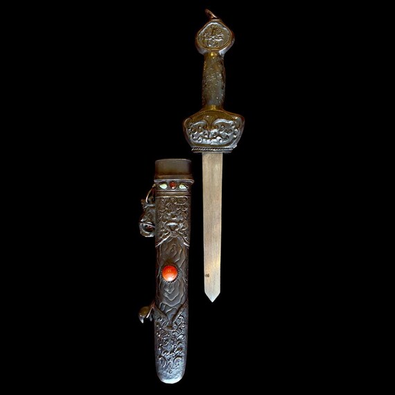 Vintage 12" Dagger Knife, Dagger Fantasy, Vintage Ant… - Gem