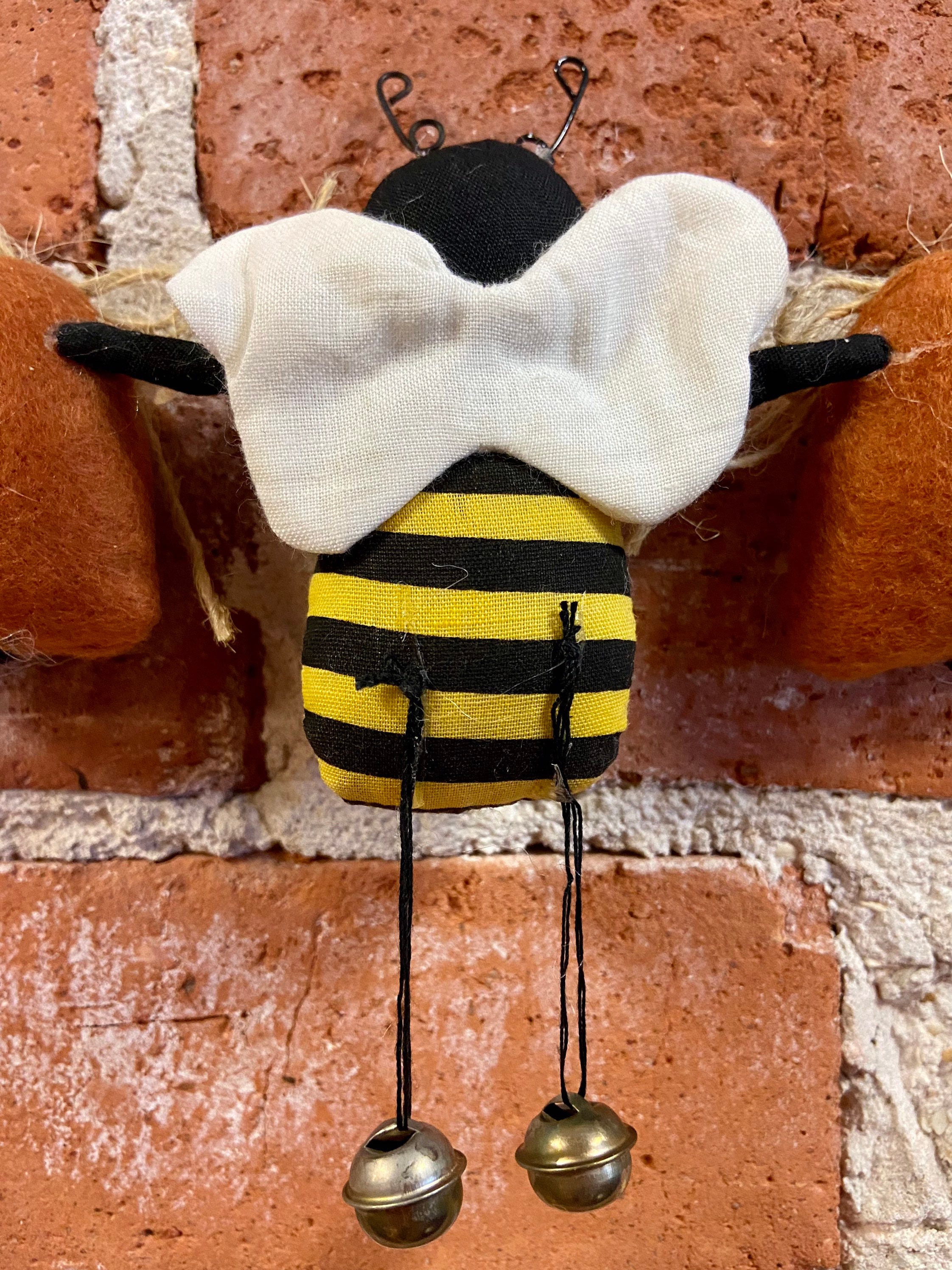 Vintage Hanging Honey Bee Decor 5 Hanging Bees on Twine | Etsy