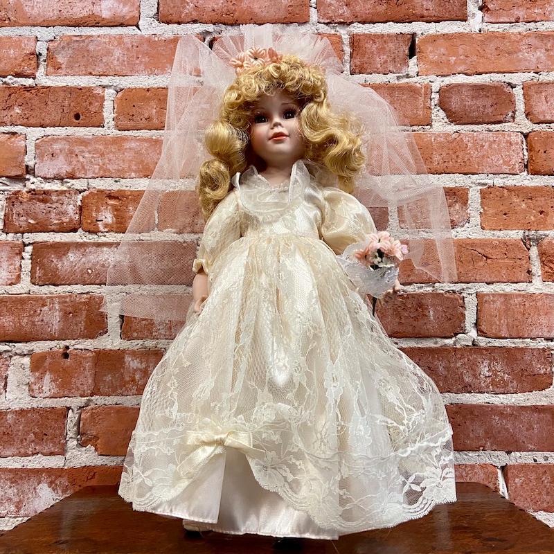 Porcelain Bride Doll - Etsy
