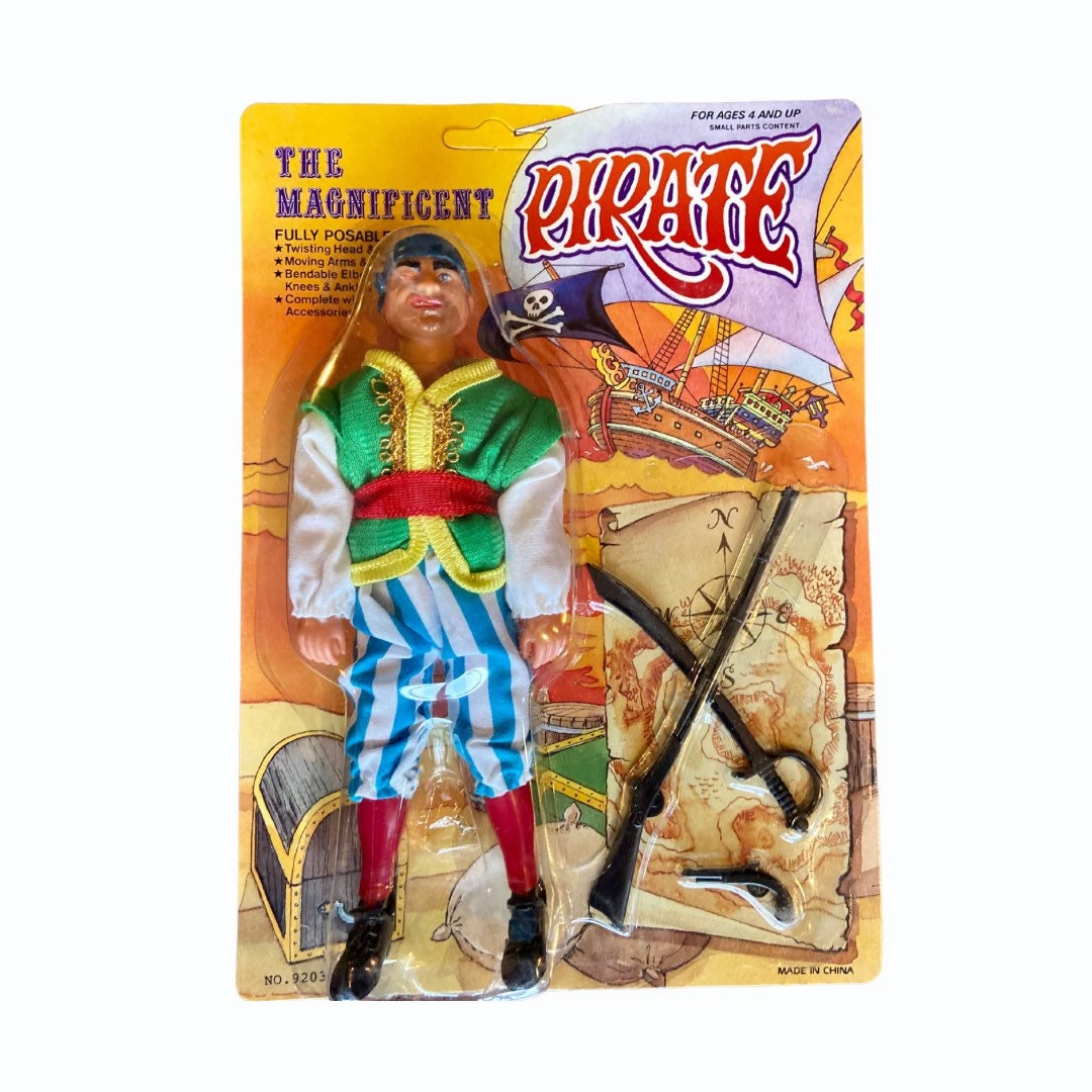 The Magnificent Pirate Vintage Toy, Collectible Action Figure, Pirate ...