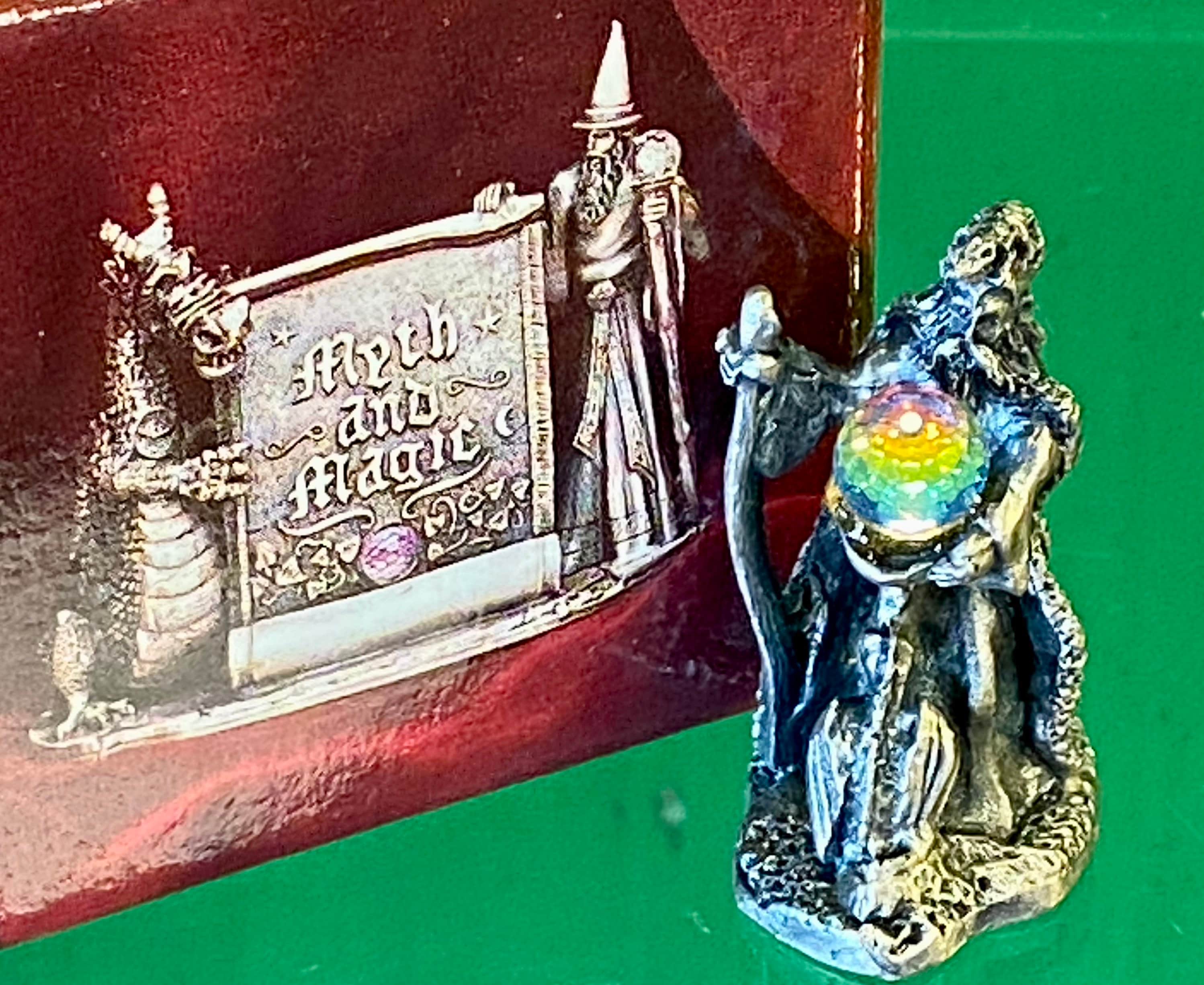 The Tudor Mint Myth and Magic Pewter and Crystal Wizard - Etsy