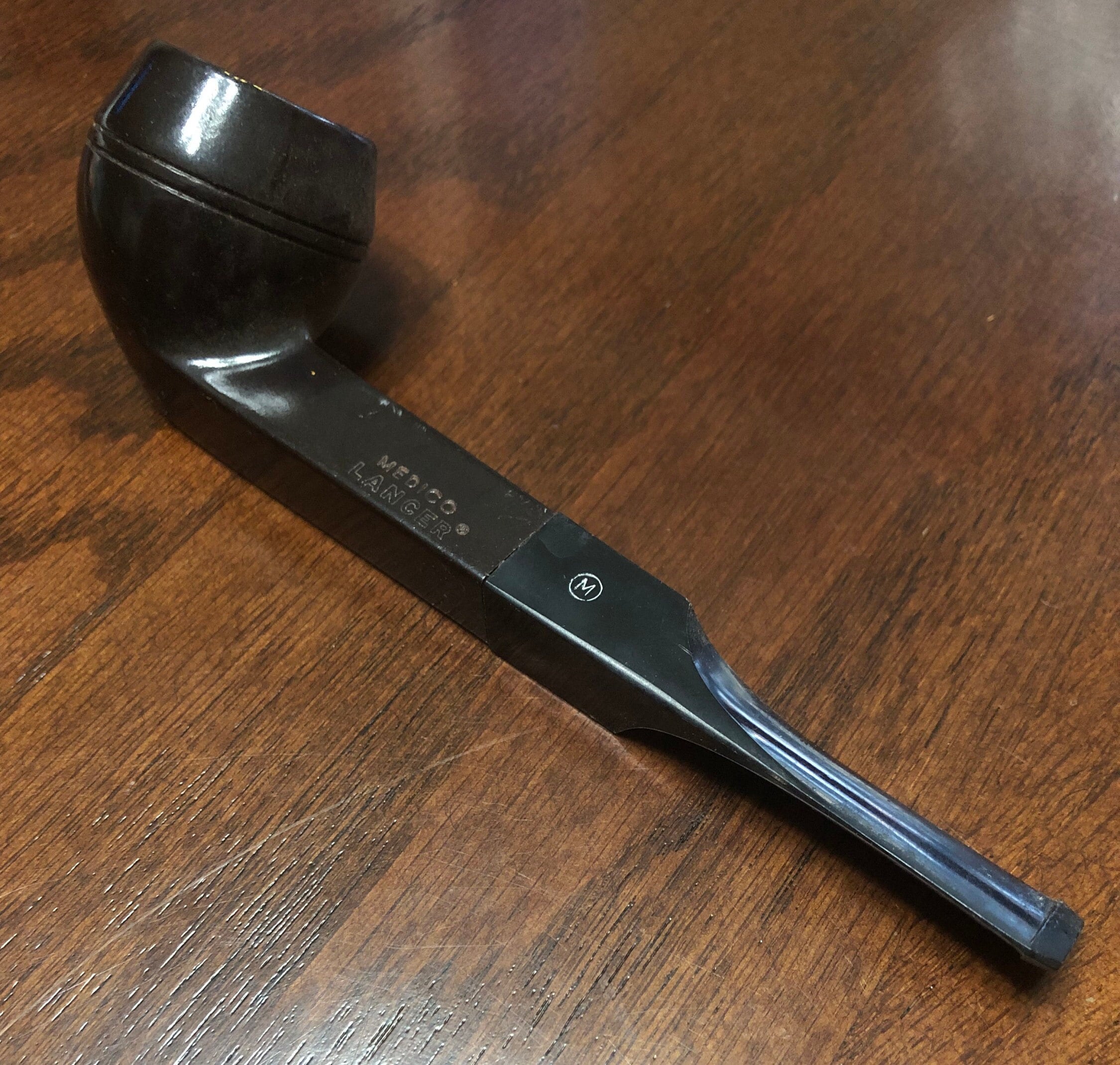 Vintage Medico Lancer Tobacco Brylon Pipe Estate Pipe Collectible Heavy ...