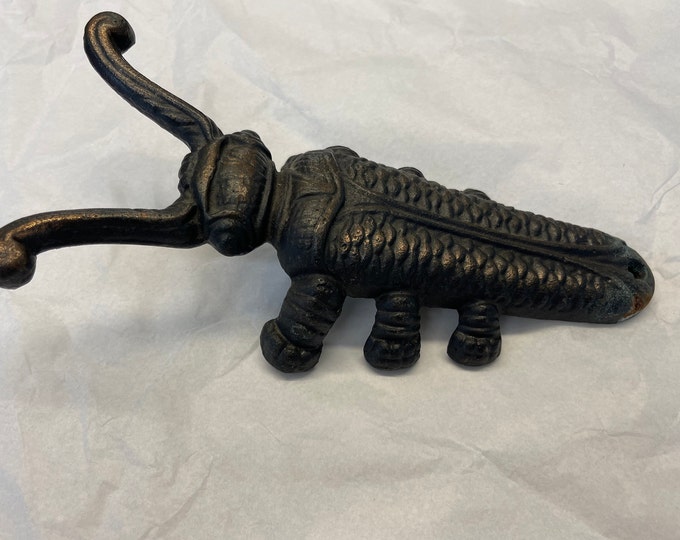 Antique Cast Iron Beetle Insect Bug Boot Puller Jack - Solid Metal ...