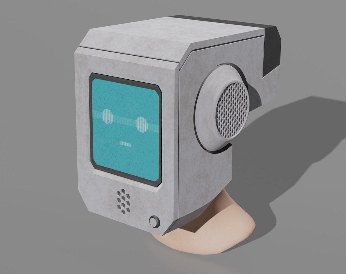 Fullsize 3d-printed Annapurna Stray Robot Mask for Cosplay - Etsy