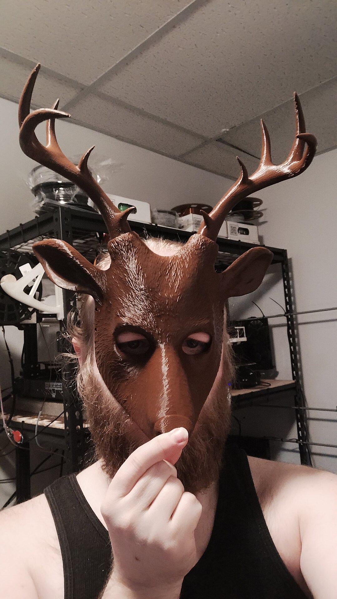 Alan Wake 2 Cult of the Tree/word Deer Mask - Etsy