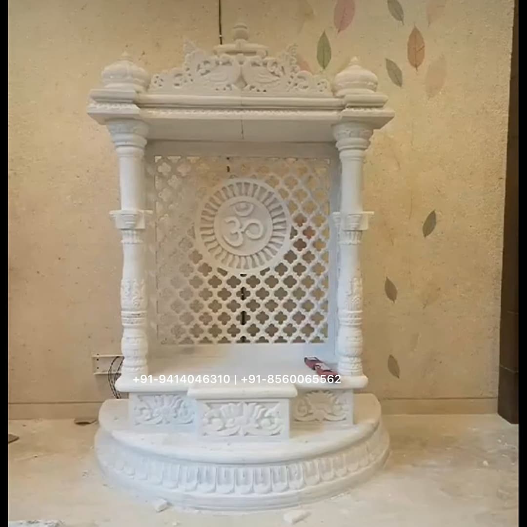 Small to Medium Size White Marble Temple Puja Ghar Mandir - Etsy