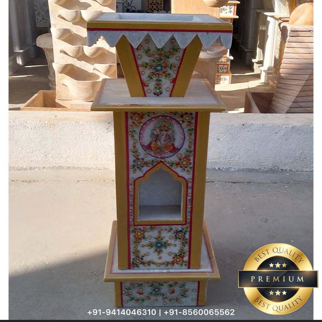 Marble Tulsi Stand Planter, Tulsi Pot, Tulsi Planter - Etsy Singapore