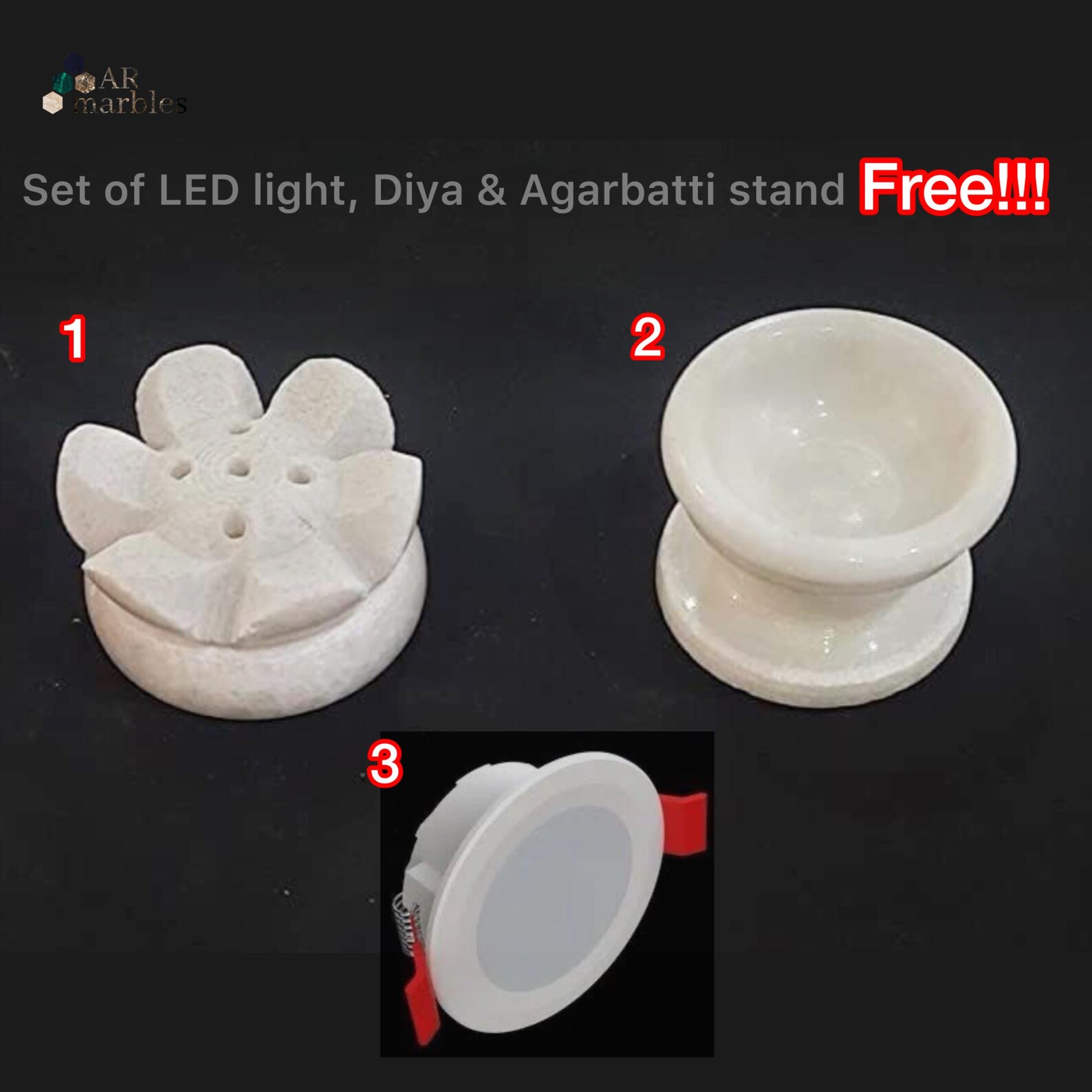 Inlaid Marble Temple: Embossed Pooja Ghar Mandir, Diwali Decor - Etsy