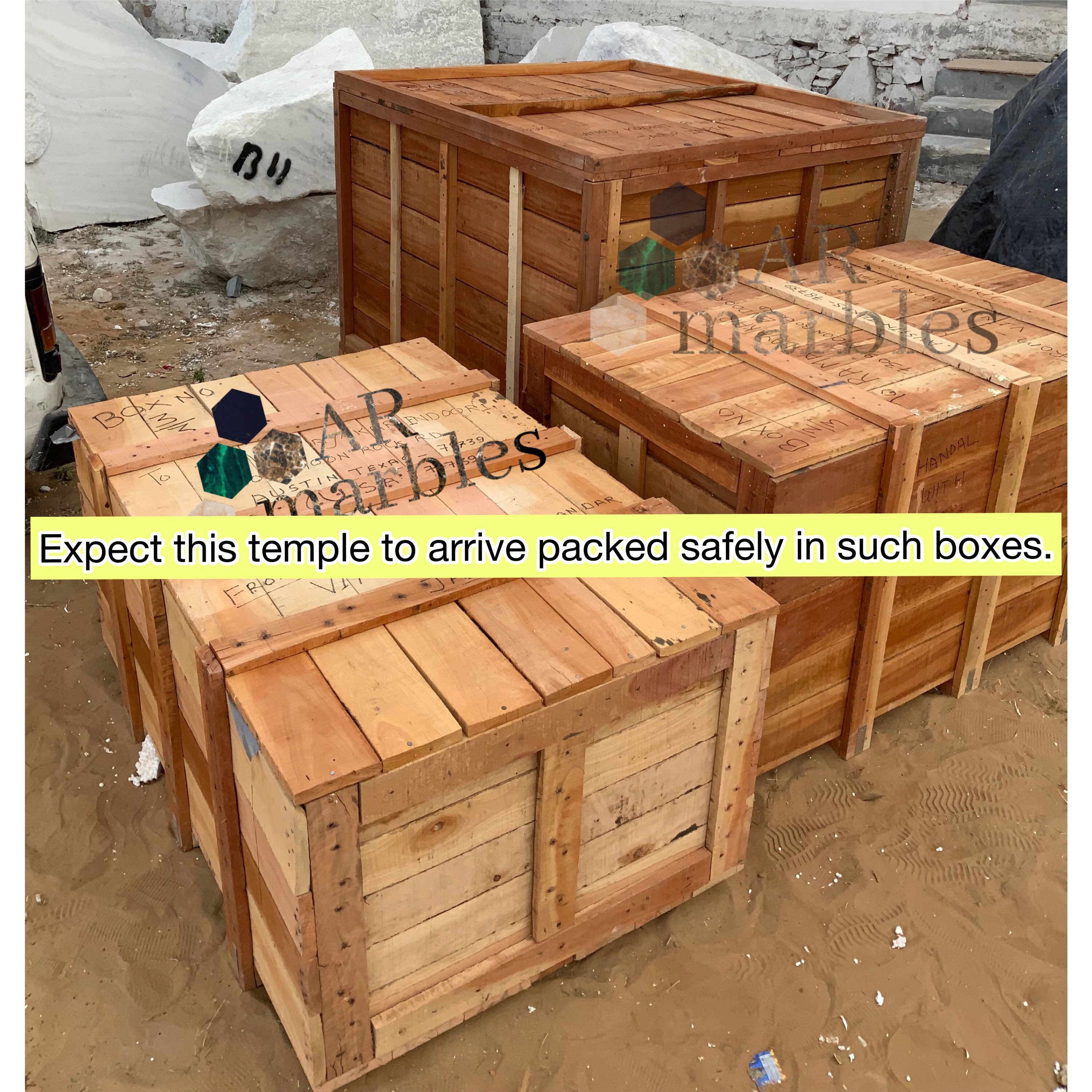 Big Size Beautiful Home Temple With LED Lights Temple Marble - Etsy