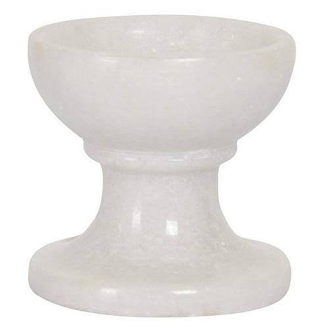 Set of 4 Marble Diyas, Religious Temple Pooja Tool, Alter Diya Stand ...