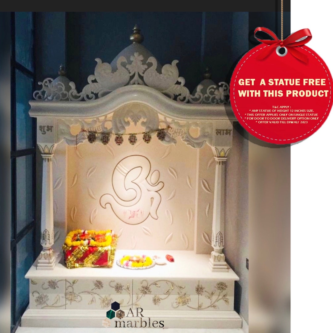 Marble Home Temple Hindu God Home Indian Alter Diwali - Etsy