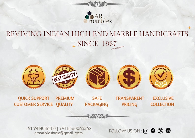 White Marble Temple, Medium Size Mandir, Diwali Decoration, Small Inlay ...