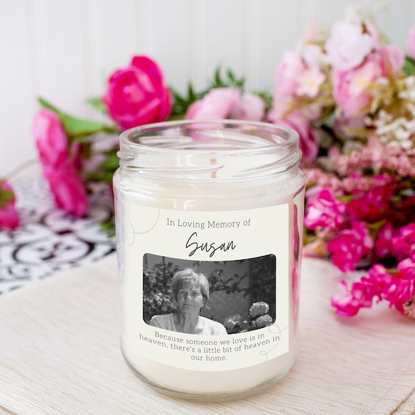 Sympathy Candle - Etsy