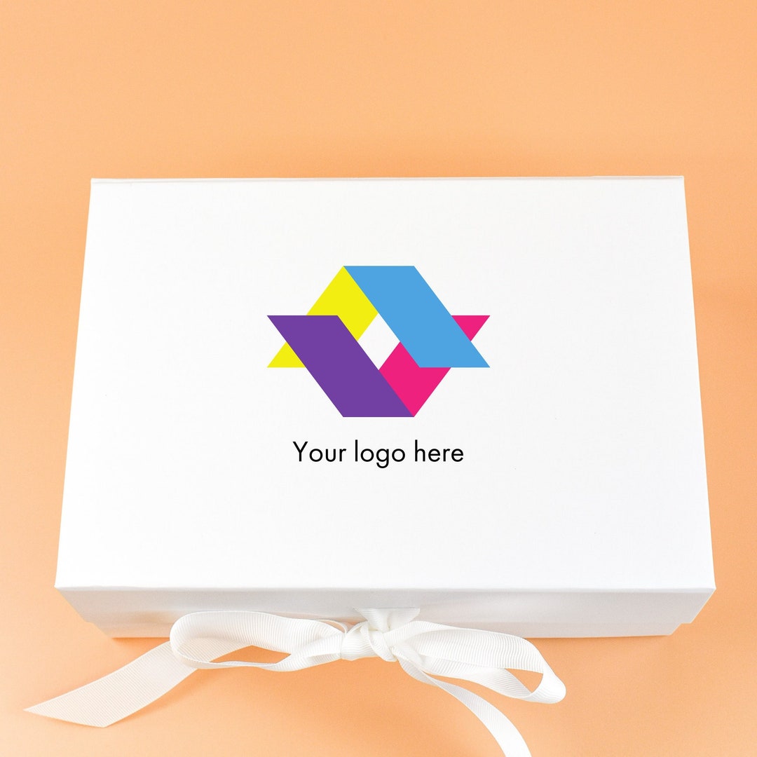 Luxury Gift Box With Logo Printed, Full Color Logo on Box, Promotional ...