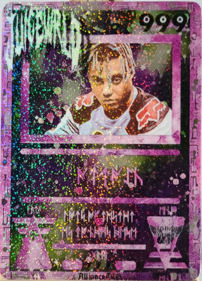 Juice Wrld Card Full Holographic Memorial Trading Card 9 Etsy