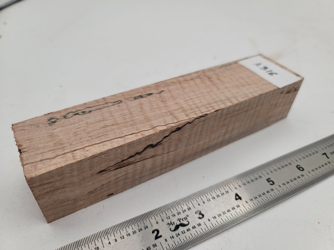 Spalted Curly Maple Blank, 7x1.5x1.5 - Etsy