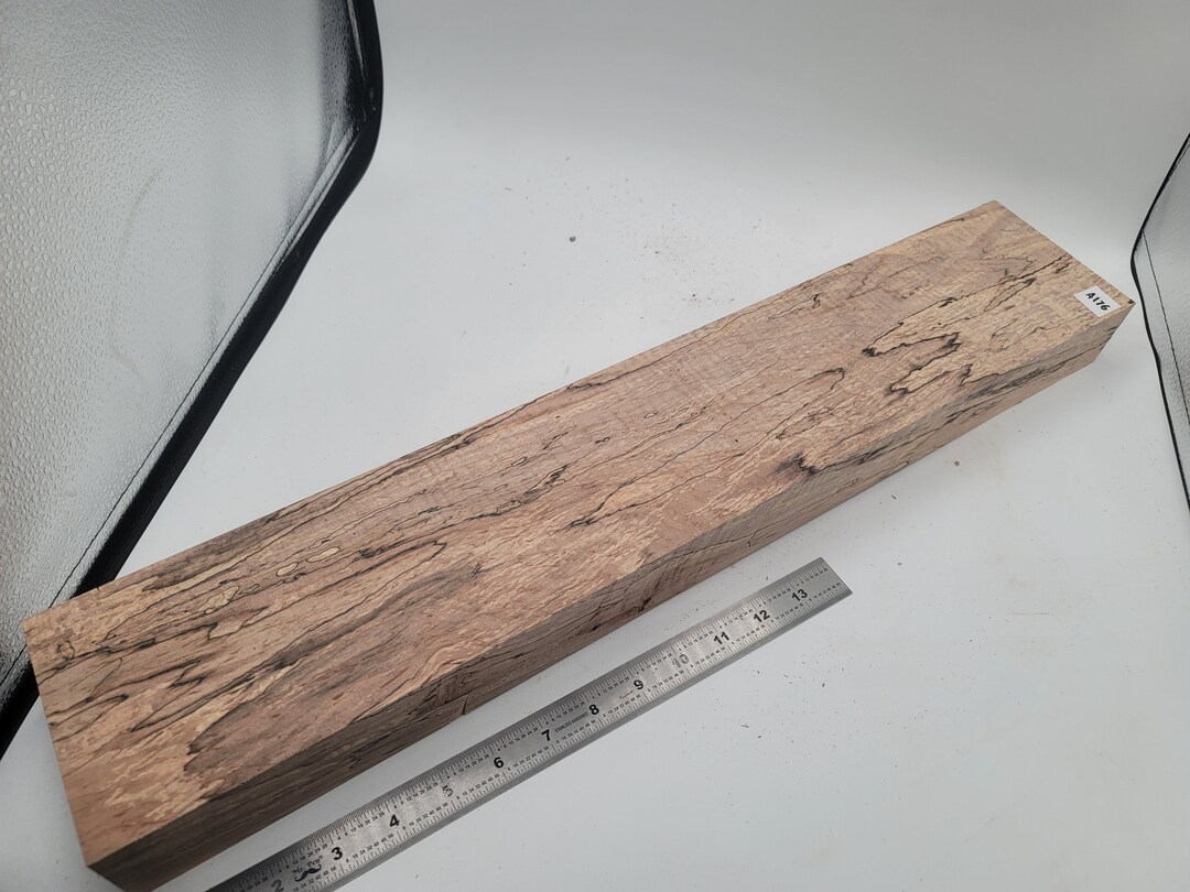 Spalted Curly Maple Blank, 23.75x4.5x2 - Etsy